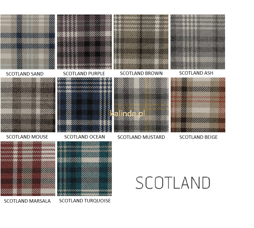 SCOTLAND - tkanina obiciowa | KALINDA.PL